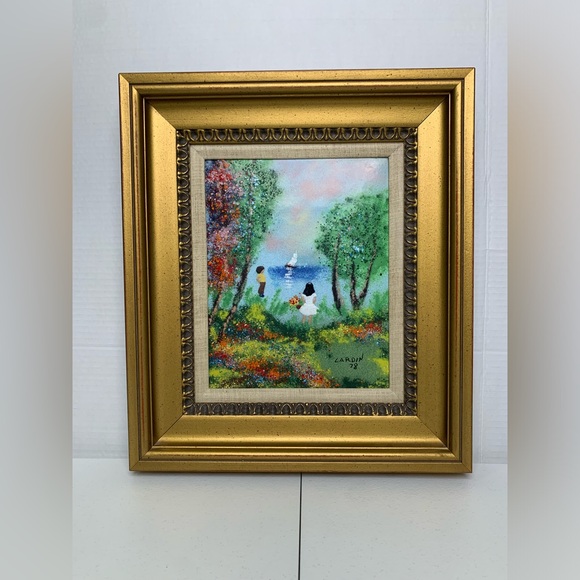 Louis Cardin | Art | Vintage Louis Cardin Original Enamel Copper ...